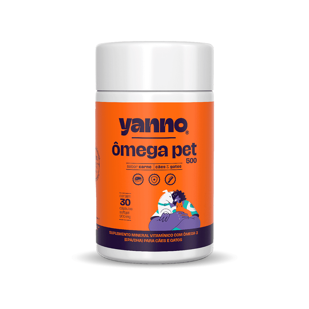 Suplemento Alimentar Ômega Pet Yanno - Sabor Carne - 30 Caps – Yanno Pet